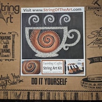 Daisy String Art Kit Adult DIY Kit Includes All Crafting Supplies ...