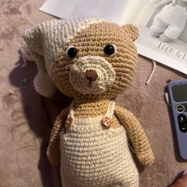 Bear Crochet Pattern, Tutorial, Bear Crochet Bundle Pdf, Boy, Bear ...