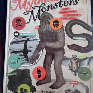 The Natural History of Cryptid Creatures Picture Book - Etsy