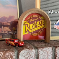 Dinoco Gas Company Sticker/ Carsland Radiator Springs Lightning Mcqueen ...