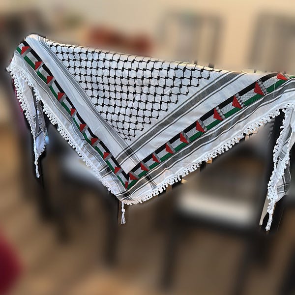 Original Kufiya From Palestine | Colored | Kuffeyeh, Kufiya, Hatta ...