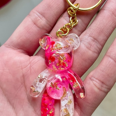 Small Vibrant Bear Keychains Stocking Stuffer Christmas - Etsy