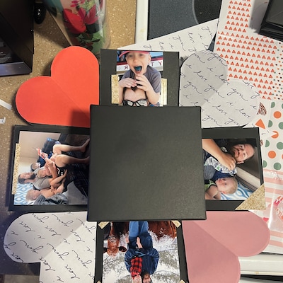 Explosion Gift Box 5 Layers DIY Photo Album Anniversary Exploding Gift ...