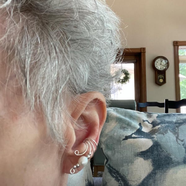 Delicate Leaf Curly Wave Ear Cuff Earrings - Etsy
