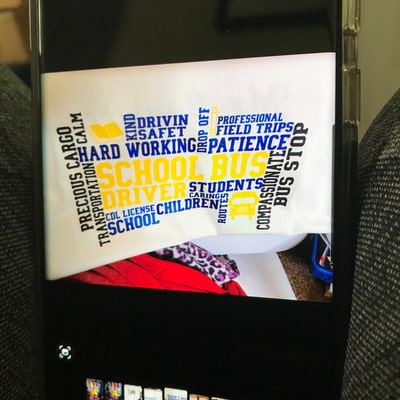 School Bus Driver Svg Word Art Svg Dxf Eps Png Cut File Subway Art ...