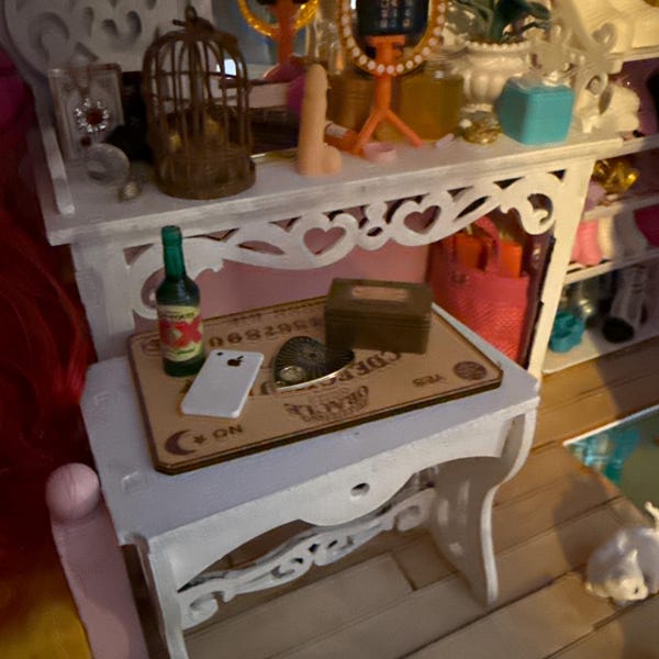 1:6 Dollhouse Miniature Mini Simulation Scientist Laboratory Workbench ...