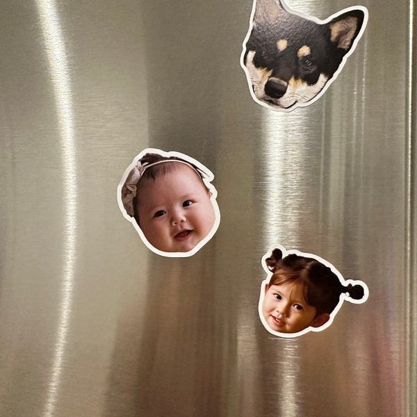 Custom Face Stickers - Sticker Sheet | 14 High Quality - Picture Decals ...