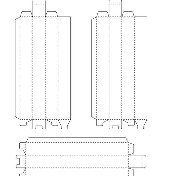 Downloadable Box Template, Sample Card, Instant Download, Cricut Box ...