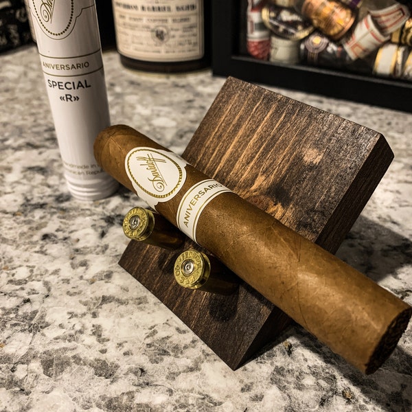 Cigar Stand (burned Wood) Cigar Rest, Fathers, Mothers, Valentine’s ...