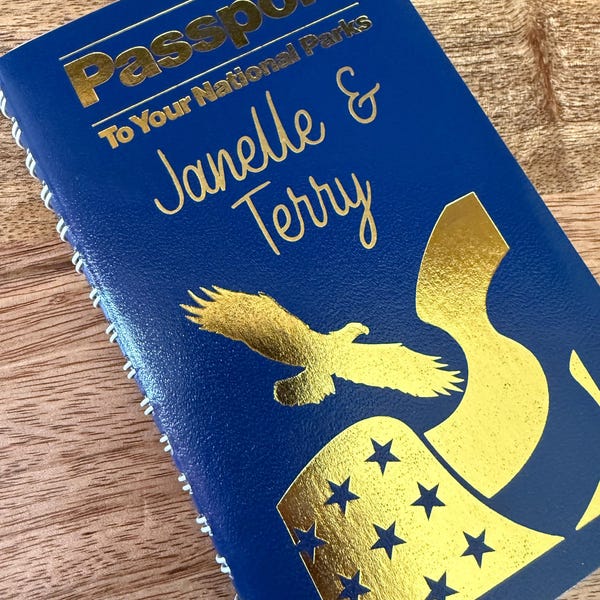 Personalized National Park Passport -- Gift for Outdoor Lovers ...