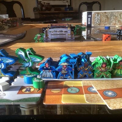 LORDS of WATERDEEP Meeples Upgrade Kit Stickers Free Scoundrels of Skullport Decals Kit Premium ...