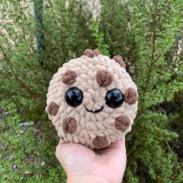 Bundle: Chocolate Chip Cookie Crochet Pattern, Two Plush Cookie ...
