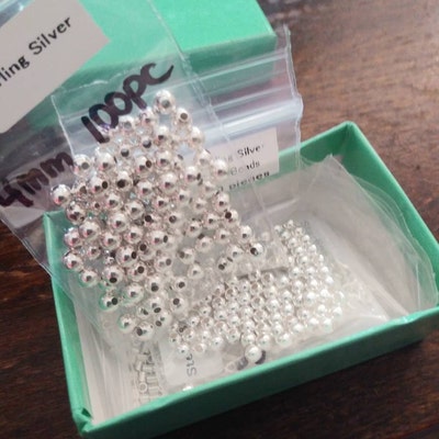 Heavy Wall 2x2 Sterling Silver Crimps, .925 Crimp Bead Tubes, 100pc ...