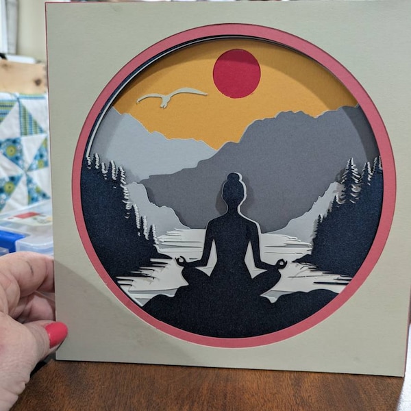 Labrador 3D Layered SVG for Cardstock, Multilayer Papercut, Shadow Box ...