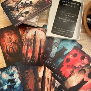 Spirits & Shadows Oracle Deck 52 Card Intuitive Oracle Deck Featuring ...