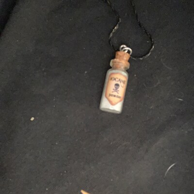Iocane Powder Glass Bottle Necklace Poison Potion Vial Charm You Pick ...