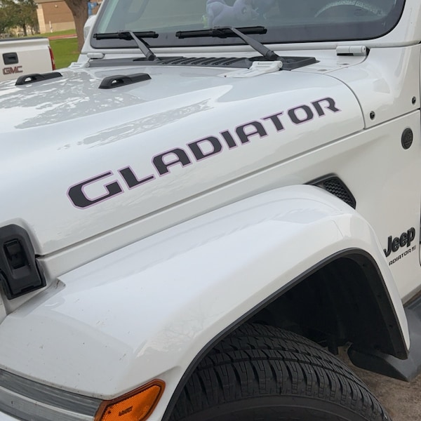 FITS 2019-2025 Jeep Gladiator Hood Letters Vinyl Graphics - Etsy