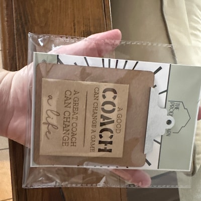 Coach Clipboard Card Holder, Coach Gift Card, Coach Appreciation Gift ...