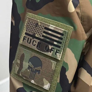 3.5x2in Custom Skeleton Shaka Hang Loose Patch IR Patch Military ...