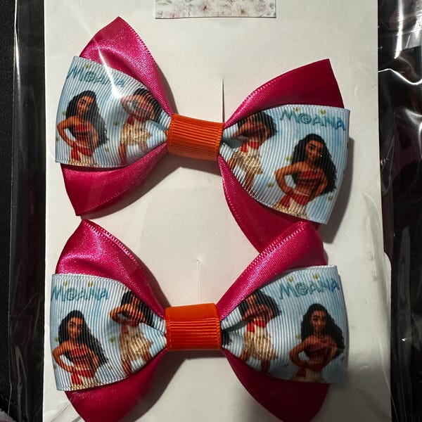 Daisy Duck Hair Bow, Daisy Duck Pigtail Bows, Toddler Hair Bow, Toddler ...