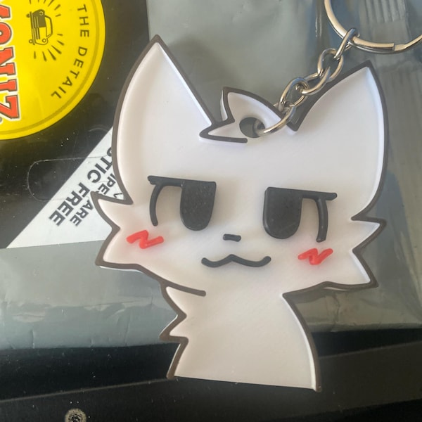 Boykisser Keychain Furry Keyring - Etsy