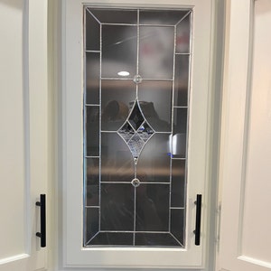 Unique Custom Made Kitchen Cabinet Glass Inserts Classico large Size - Etsy