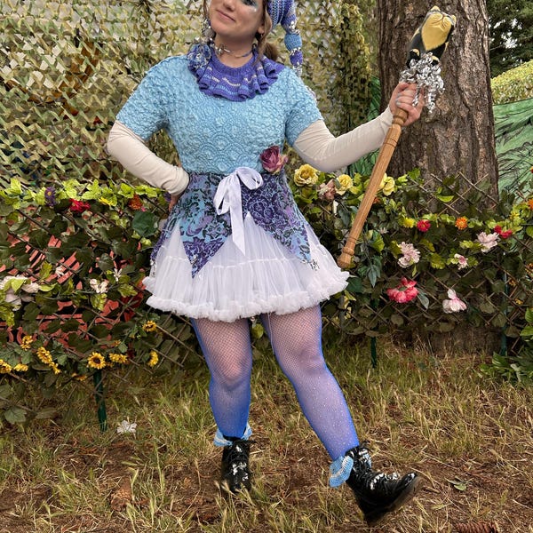 Clown Ruffle Collar Crochet PATTERN - Etsy