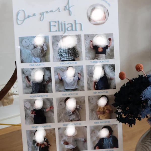 My School Years Photo Board - School Photo Memory Board - School Photos ...