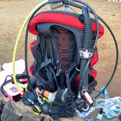 Personalized Embroidered Scuba BCD Name Tag Badge - Etsy