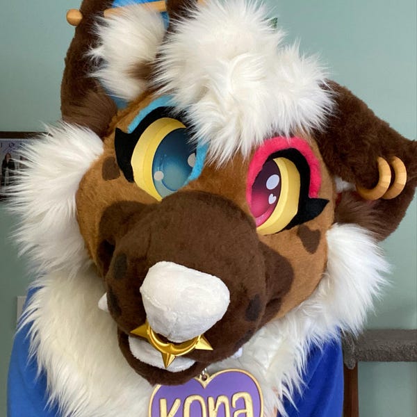 Custom 3d-printed Fursuit Name Tag ID Badge for Collars - Etsy