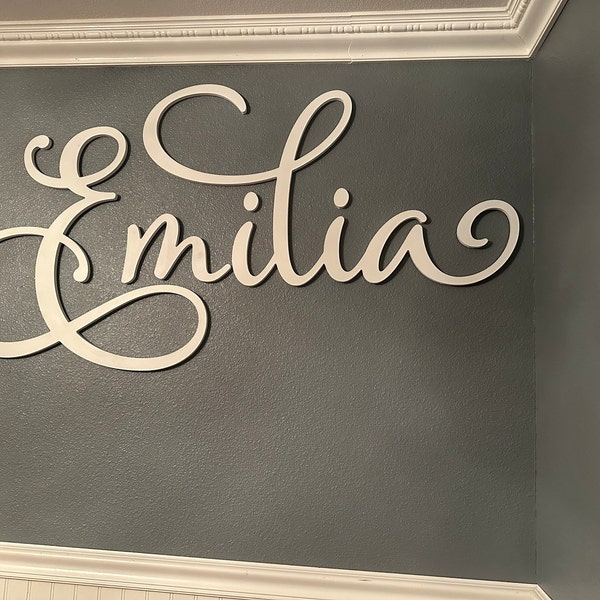 Landon Boy Baby Name Sign for Nursery Decor Custom Wooden Nursery ...