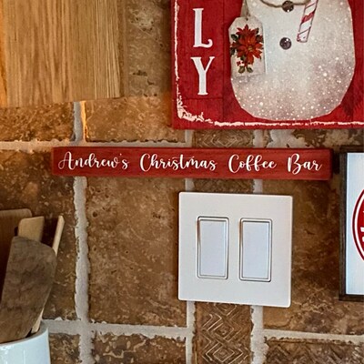 Custom Small Wood Tabletop Signs, Personalize Small Shelf Decor, Small ...