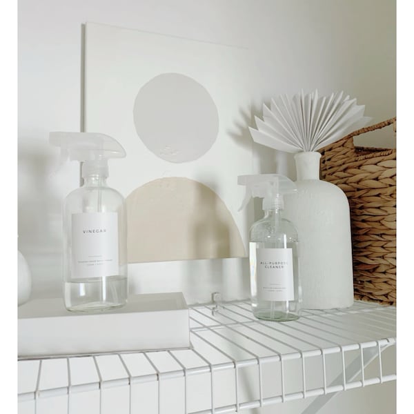 Clean+home Cleaning and Laundry Labels • Water and Oil Resistant ...