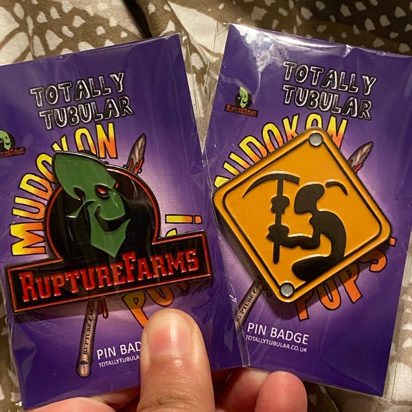 ODDWORLD: ABE'S ODDYSEE - Rupture Farms Logo Enamel Metal Pin Badge - Etsy