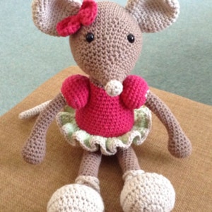 PATTERN Ballerina-mouse Crochet Pattern, Amigurumi Pattern, Crochet ...