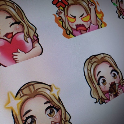 6x Cute Bee Animated Emotes Coffee Jamming Rave Party Wasp - Etsy