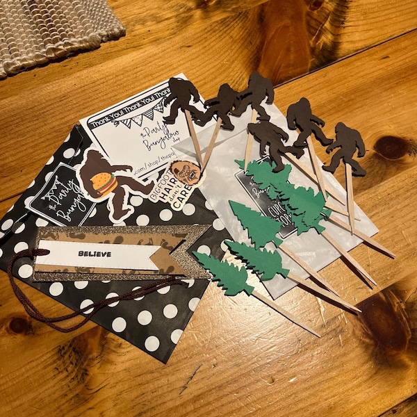 Printable Bigfoot Banner, DIY Bigfoot Garland, Bigfoot Party Decor ...