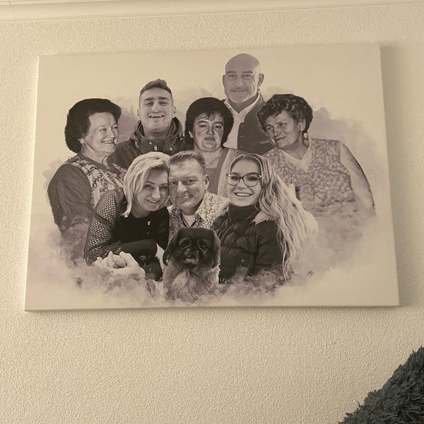 Add Deceased Loved One to Photo, Memorial Gift for Father, Add Person ...