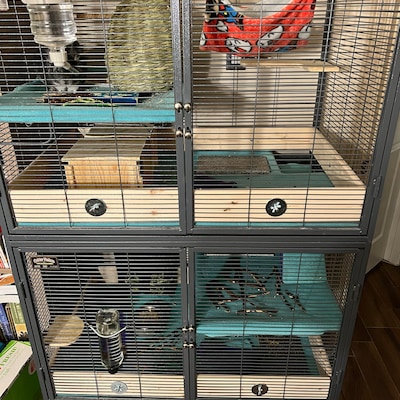 Exterior/interior Full Sets of Cage Guards / Cage Poop Guards MOST ...