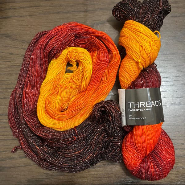 Pictured Rocks Hand Dyed Yarn Lace / Sock / Fingering / Sport / Dk ...