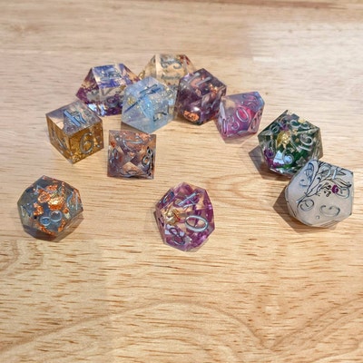Channel Divinity 7 Piece D&D Dice Set - Etsy