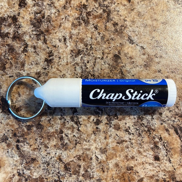 Chapstick Keychain Cap (key Ring Included) - Chapstick and Lip Balm ...