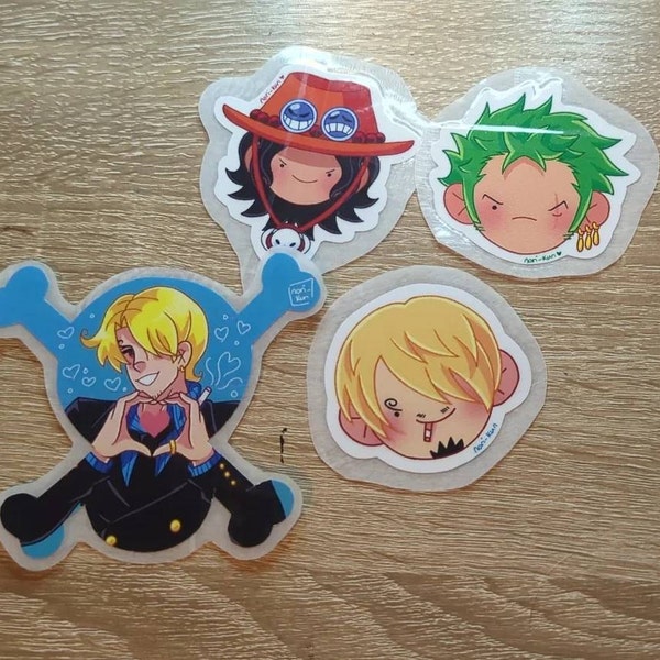 Straw Hat Crew Luffy Sticker - Etsy