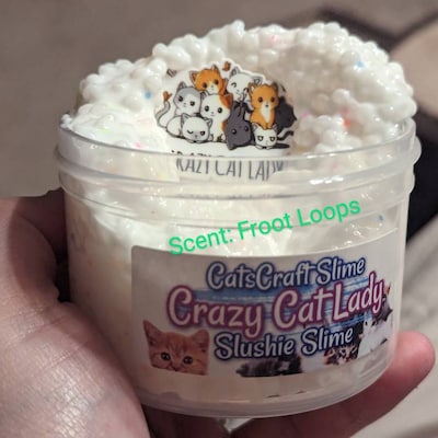 Frog Spawn Slime smitten Kitten Unscented Stretchy Frogspawn Crunchy ...