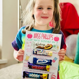 Personalised Fathers Day Chocolate Message Card, Add Your Own Chocolate ...