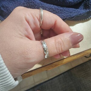 Stacking Ring Solid 925 Sterling Silver Various Textures You Choose One ...