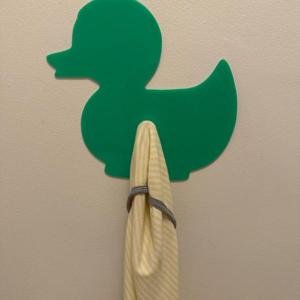 Rubber Duck - Wall Hook / Coat Hook / Key Hanger - Etsy