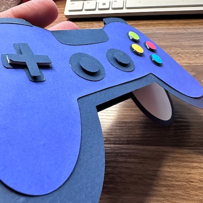 Video Game Controller Card Svg, DIY Video Game Card, Video Game ...