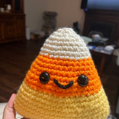 Candy Corn Crochet Pattern, Plushie Halloween Candy, Autumn Candy Corn, 2 in 1 Candy Corn and ...