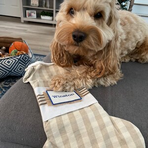 Personalized Dog Christmas Stockings Embroiderd Dog Stockings - Etsy